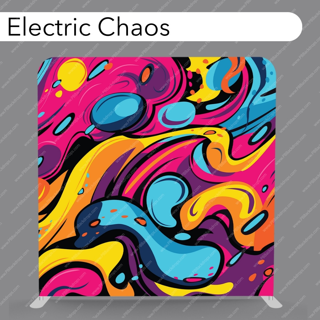 Pillow Cover Backdrop (Electric Chaos) - PB Backdrops