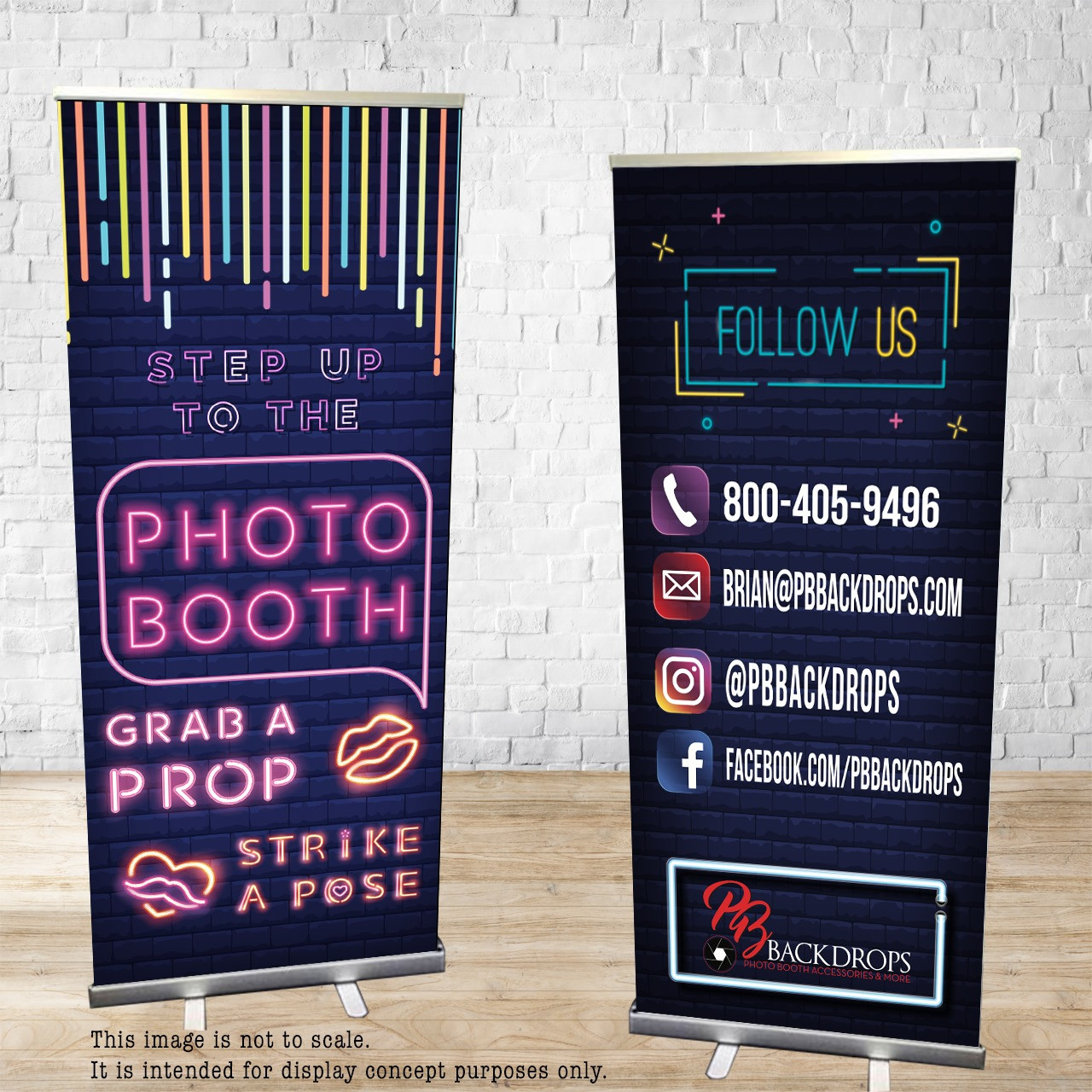 Retractable Banners - PB Backdrops