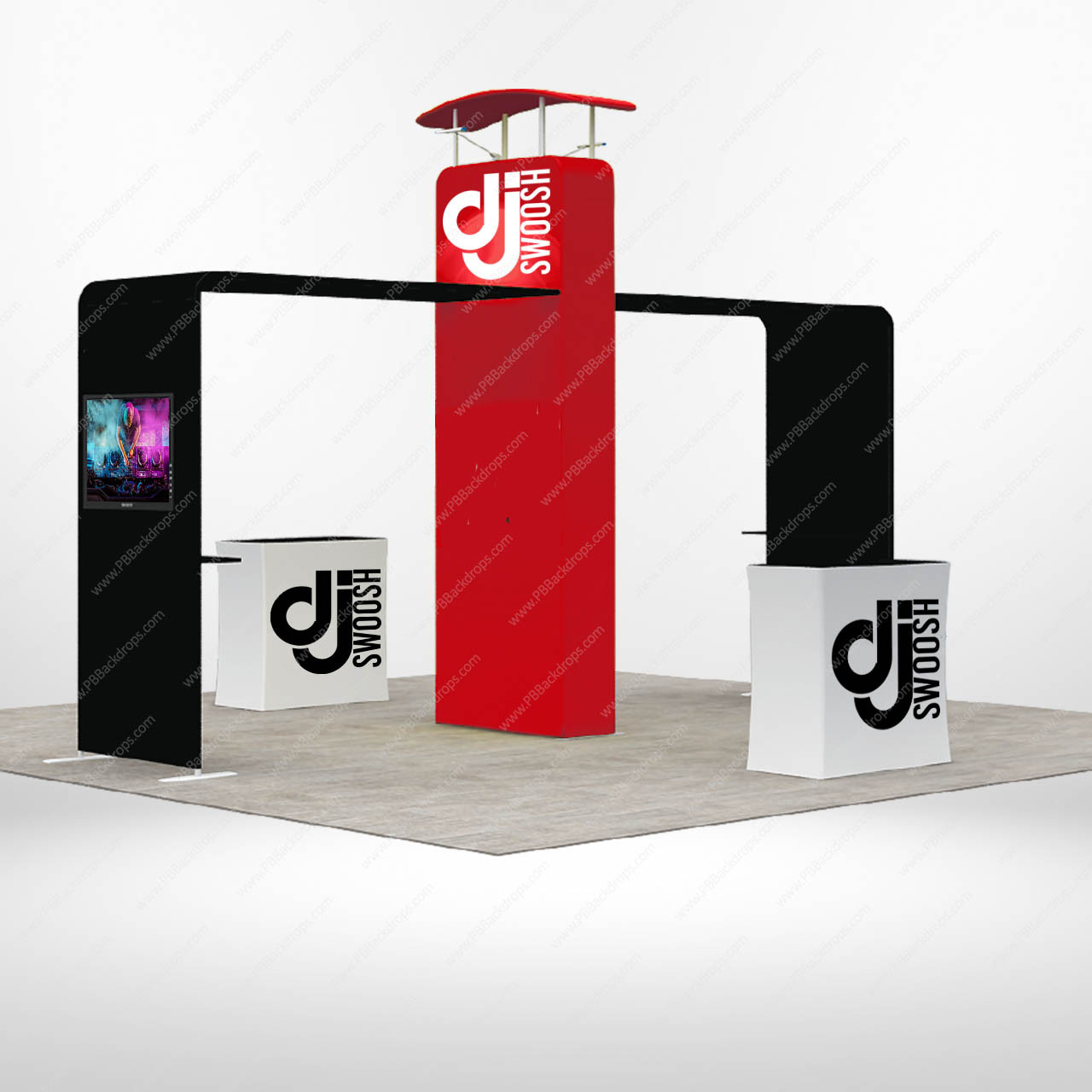 Expo/Trade Show - 6m x 6m Booths - PB Backdrops