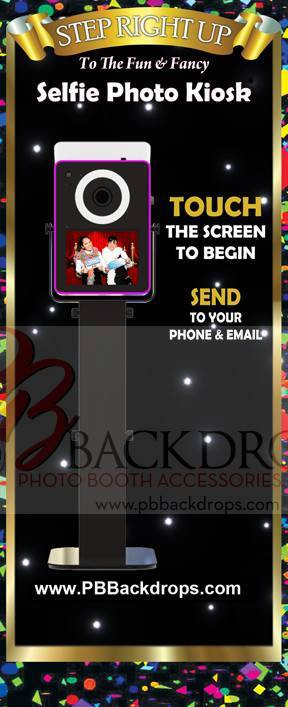 Custom Selfie Booth Retractable Banner with your Booth Picture Added (7 ...