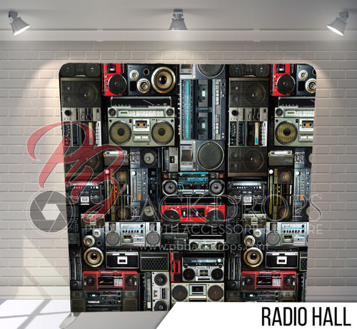 Pillow Cover Backdrop (Radio Hall) - PB Backdrops