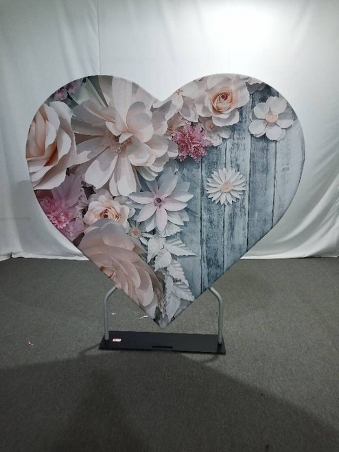 EZ Extend Heart Shaped Backdrop - PB Backdrops