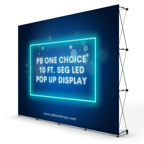 PB One Choice 10 ft. SEG LED Pop Up Display
