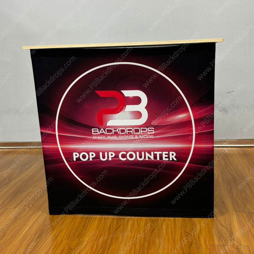 Heavy Duty Pop Up Counter - PB Backdrops