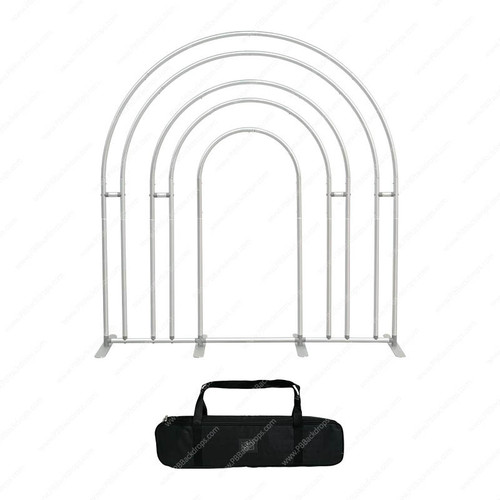 Rainbow Multi-Tier Arch Backdrop - PB Backdrops