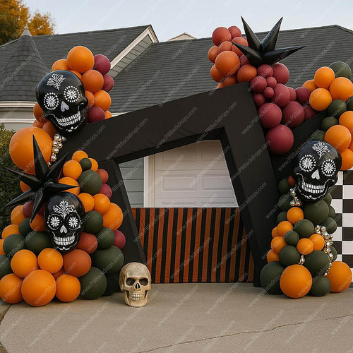 3D Slanted Arch Wall - PB Backdrops