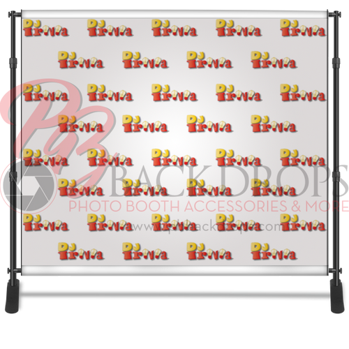Step and Repeat Custom-Designed Backdrop with Stand (3 sizes) - PB ...