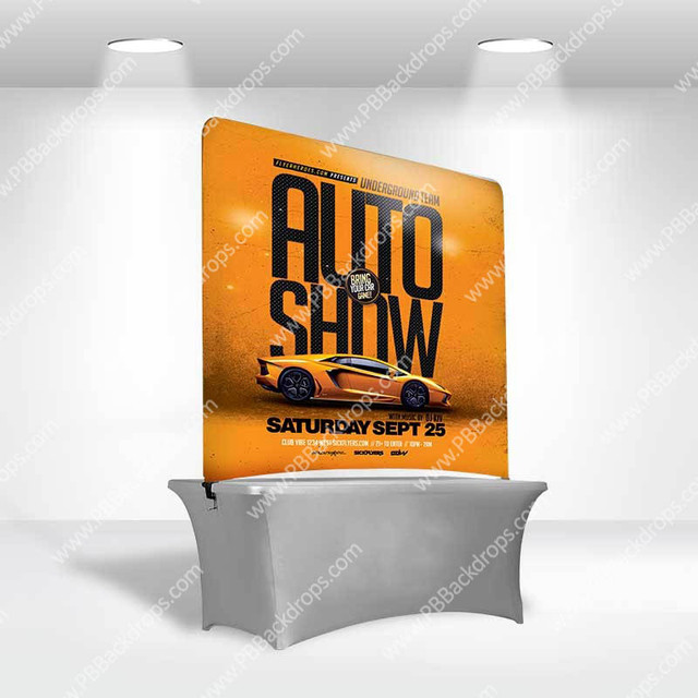 Custom Table Top Banners - PB Backdrops