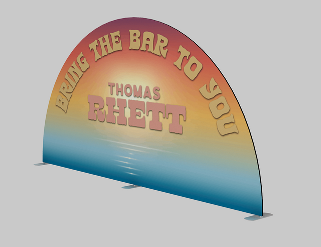 15-Foot Semi-Circular Backdrop - PB Backdrops