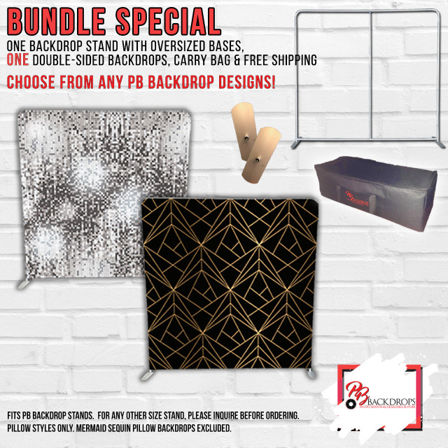 Backdrops & Stands - Pillow Cover Tension Fabric - PB Backdrops
