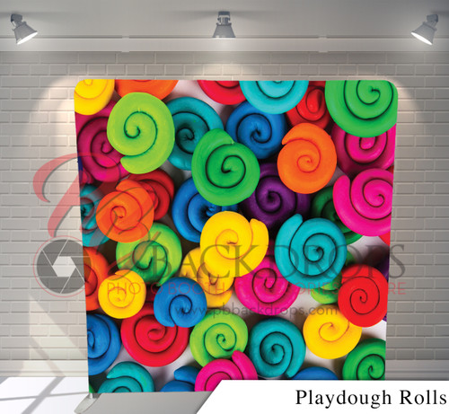 Pillow Cover Backdrop (Play Dough Rolls) - PB Backdrops