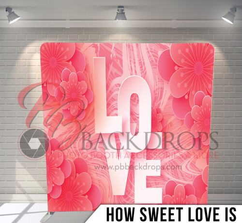 Pillow Cover Backdrop (How Sweet Love Is) - PB Backdrops