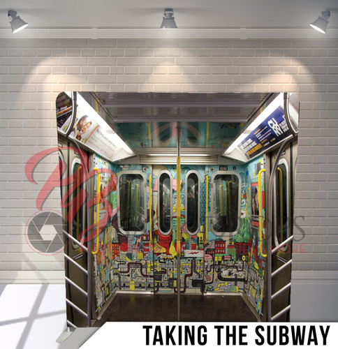 Pillow Cover Backdrop (Taking The Subway) - PB Backdrops