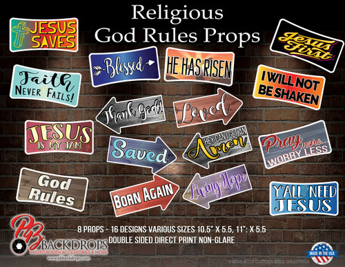 Religious God Rules Bundle - PB Backdrops
