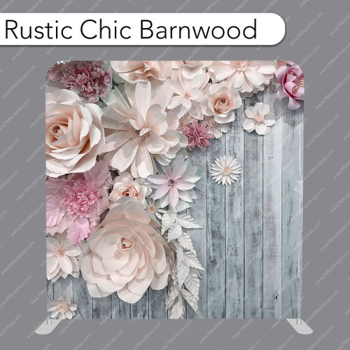 Pillow Cover Backdrop (Rustic Chic Barnwood) - PB Backdrops