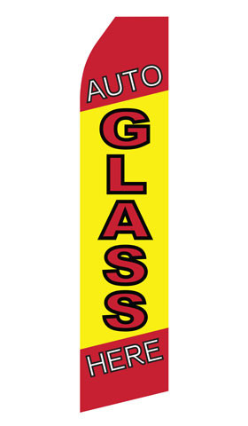 Auto Glass Service Econo Stock Flag - PB Backdrops