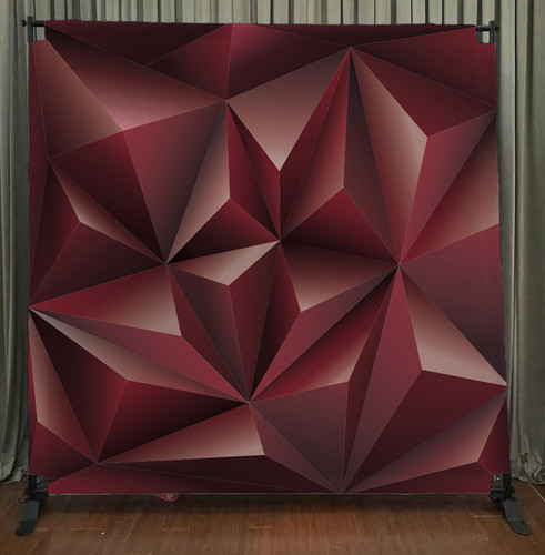Single-sided Custom backdrop (Geometric) - PB Backdrops