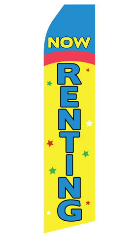 Now Renting Econo Stock Flag 1 - PB Backdrops