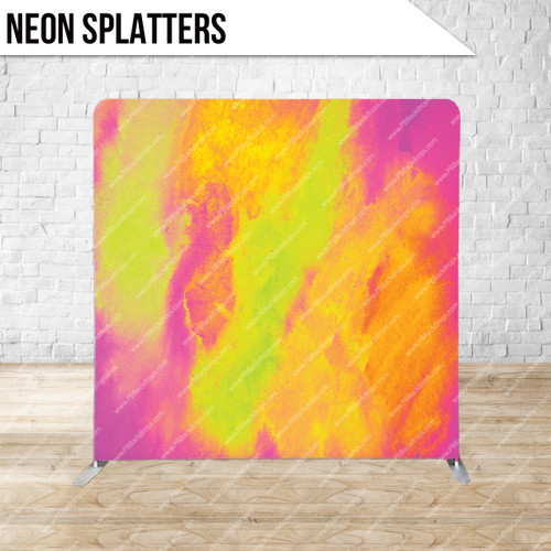 Pillow Cover Backdrop (Neon Splatters) - PB Backdrops