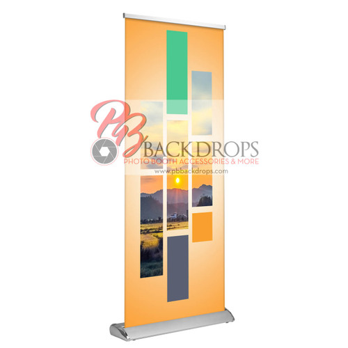 Custom Deluxe Retractable - Single- or Double-sided 33" x 81" - PB ...