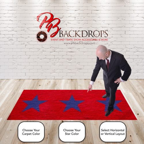 Hollywood Star Event Carpet Runner - PB Backdrops
