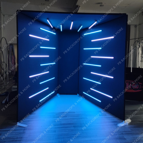 Vogue Booth 1 with 23 LED Lights - PB Backdrops