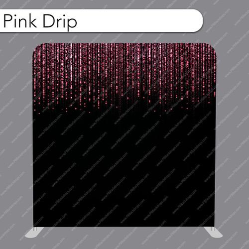 Pillow Cover Backdrop (Pink Drip) - PB Backdrops