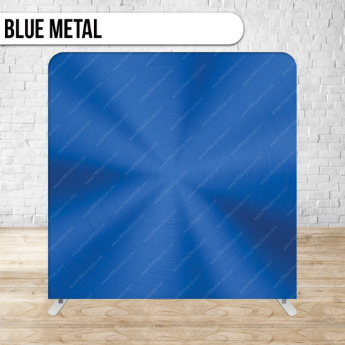 Pillow Cover Backdrop (Blue Metal) - PB Backdrops