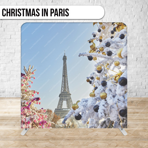 Pillow Cover Backdrop (Christmas In Paris) - PB Backdrops