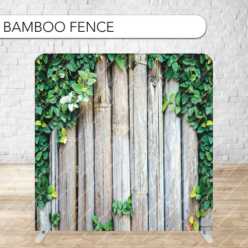 Pillow Cover Backdrop (Bamboo Fence) - PB Backdrops
