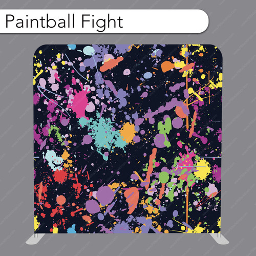 Pillow Cover Backdrop (Paintball Fight) - PB Backdrops