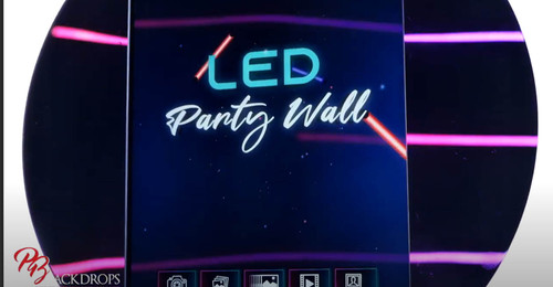LED Party Wall Marketing Video - PB Backdrops