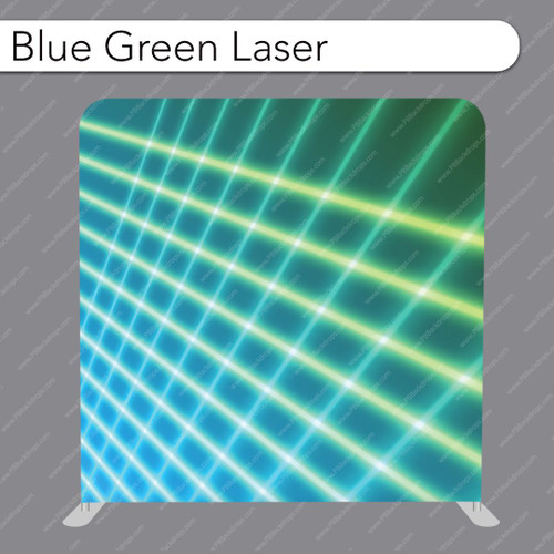 Pillow Cover Backdrop (Blue Green Laser) - PB Backdrops