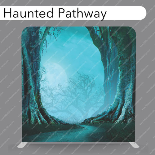 Pillow Cover Backdrop (Haunted Pathway) - PB Backdrops