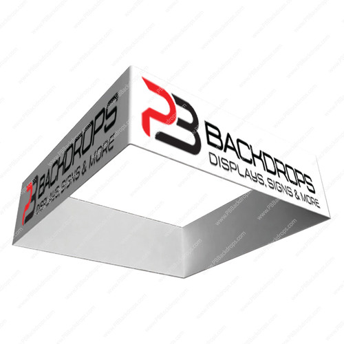 Square Hanging Banner - Large (240"L x 240"W x 48"H) - PB Backdrops