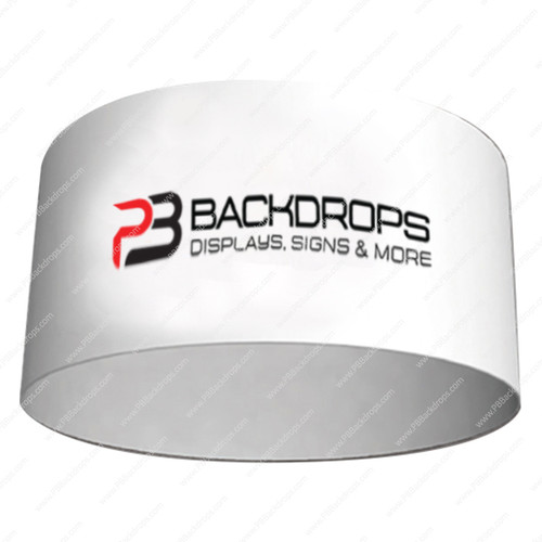 Circle Hanging Banner (180" x 60"H) - PB Backdrops