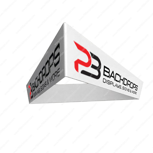 Tapered Triangle Hanging Banner - Medium (16'Top/14'Bot x 5'H) - PB ...