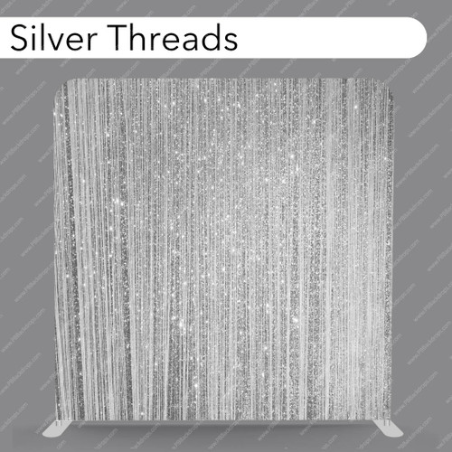 Pillow Cover Backdrop (Silver Threads) - PB Backdrops