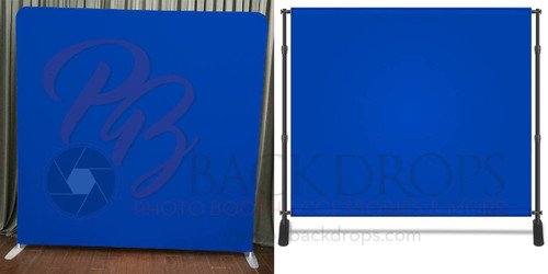 8x8 Printed Tension fabric backdrop (Chroma Blue) - PB Backdrops