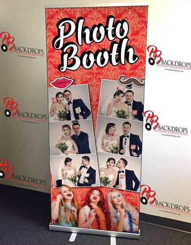 Photo Booth Retractable Banner - PB Backdrops
