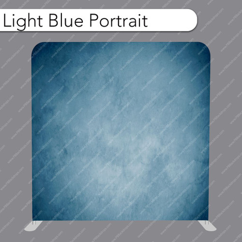 Pillow Cover Backdrop (Light Blue Portrait) - PB Backdrops
