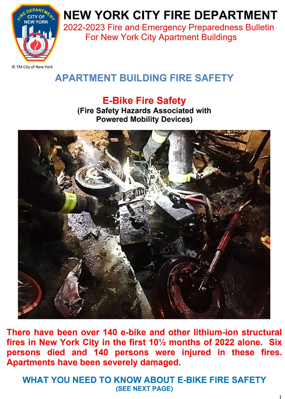 FIRE EMERGENCY PREPARDENSS BULLETIN 2022-2023 (PDF FILE) - HPD FILING NYC