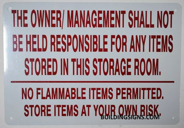 Management Signs - Page 1 - HPD FILING NYC