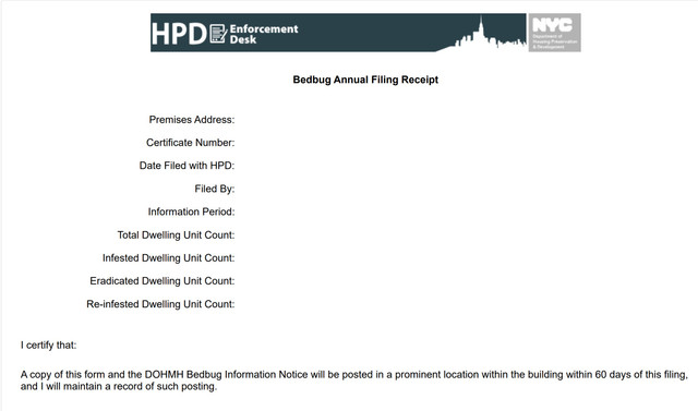 FDNY FORM Products - HPD FILING NYC