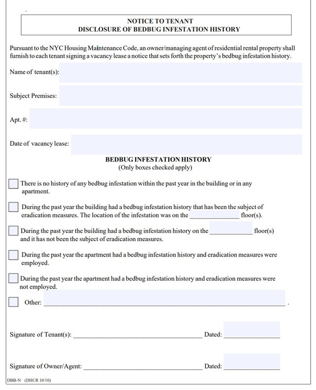 BedBug Annual filing Online -step by step Instruction