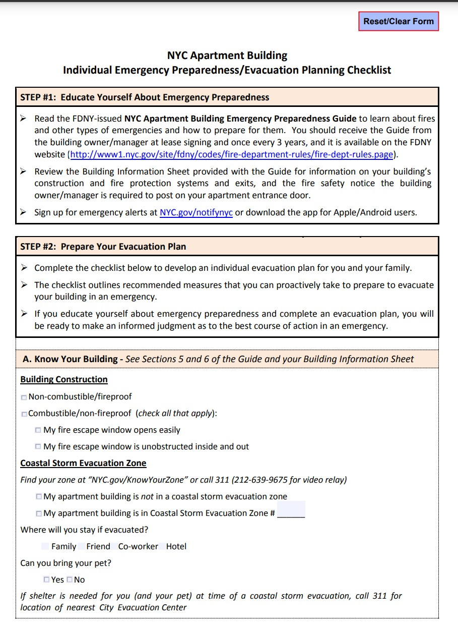 FDNY FORM Products - HPD FILING NYC