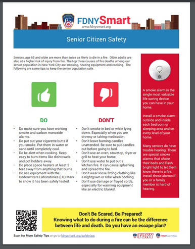 SENIOR CITIZEN SAFETY
