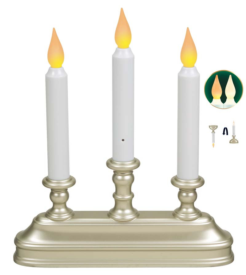 Cordless Window Candles | Christmas Window Decorations