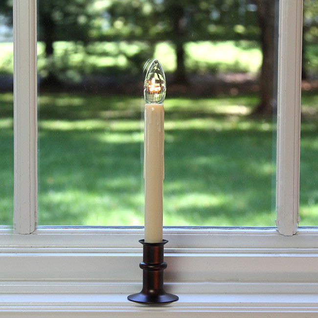 Cordless Window Candles: Brighter than Electric