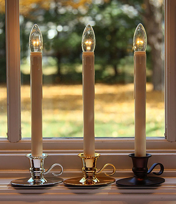 Williamsburg LED Candle | Christmas Window Candle